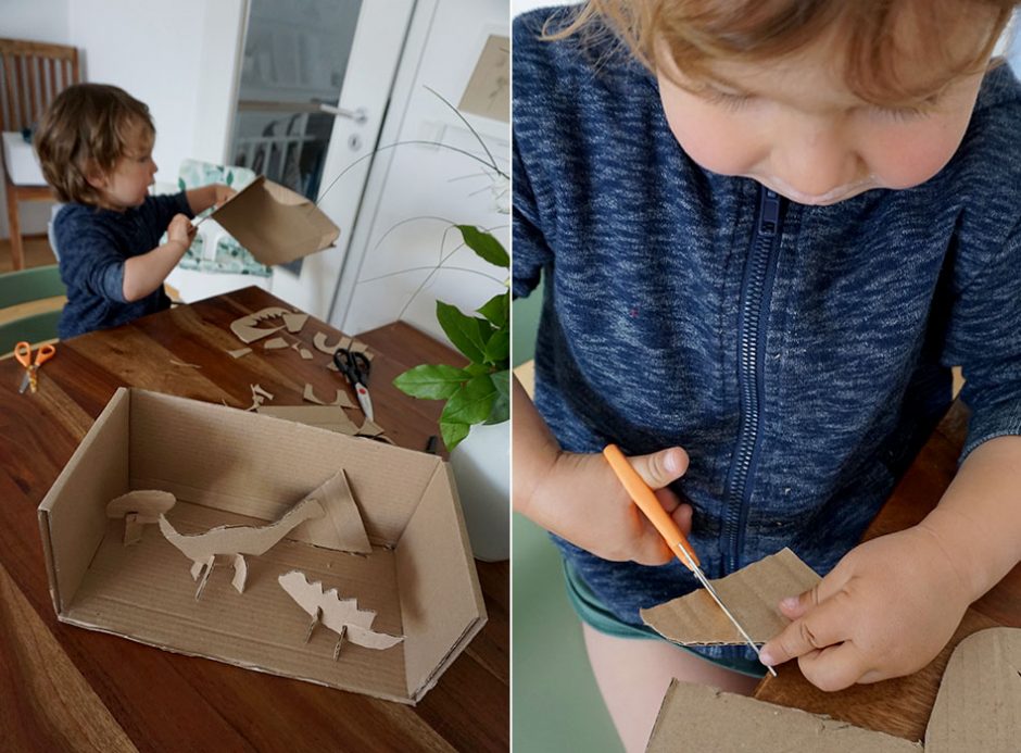 Einfaches Upcycling DIY - Tiere aus Karton basteln - Ekulele ...